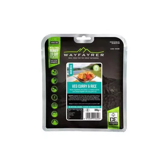 Wayfayrer Vegetable Curry & Rice - Pack of 6 | Wayfayrer Camping Food ...